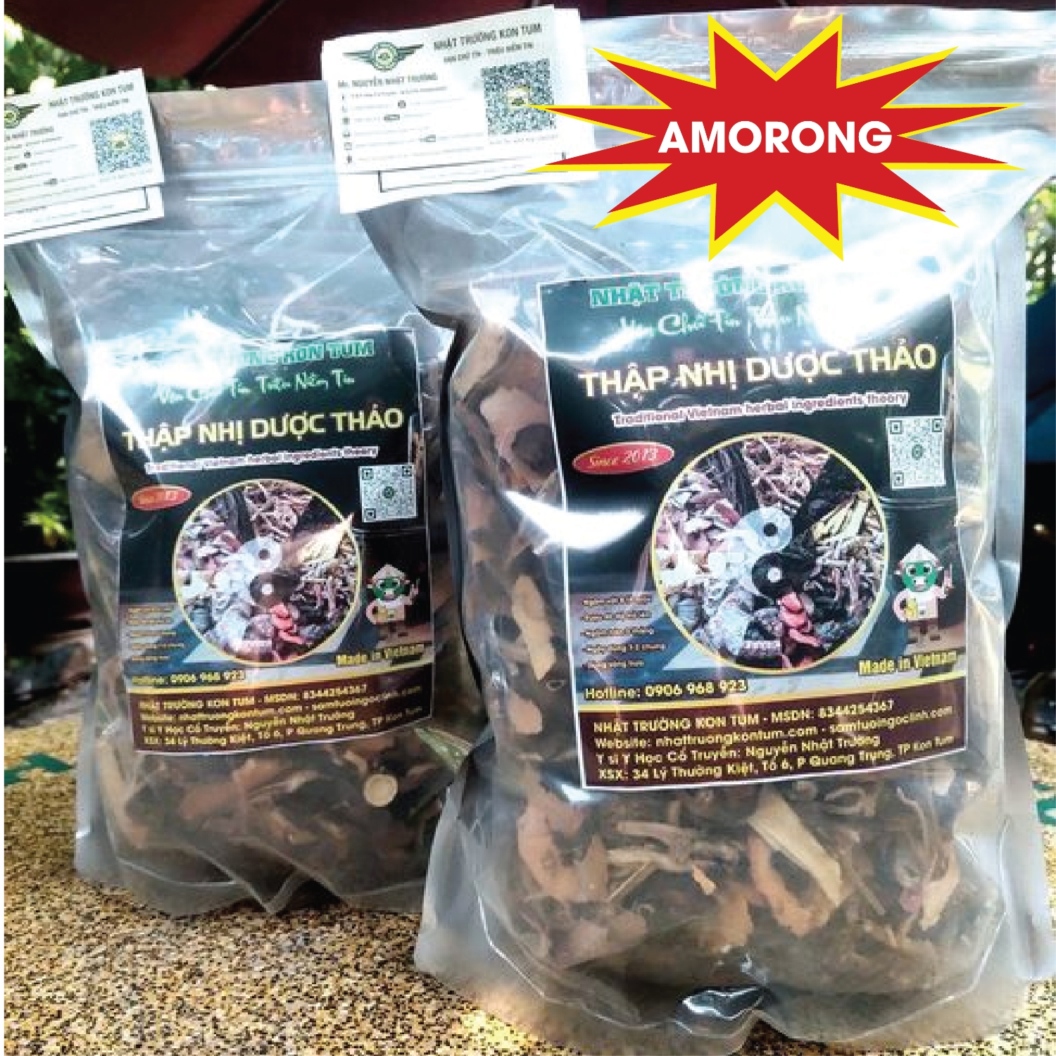 Thập Nhị Dược Thảo – 18 vị Thảo Dược Nhật Trường Kon Tum (AMORONG)
